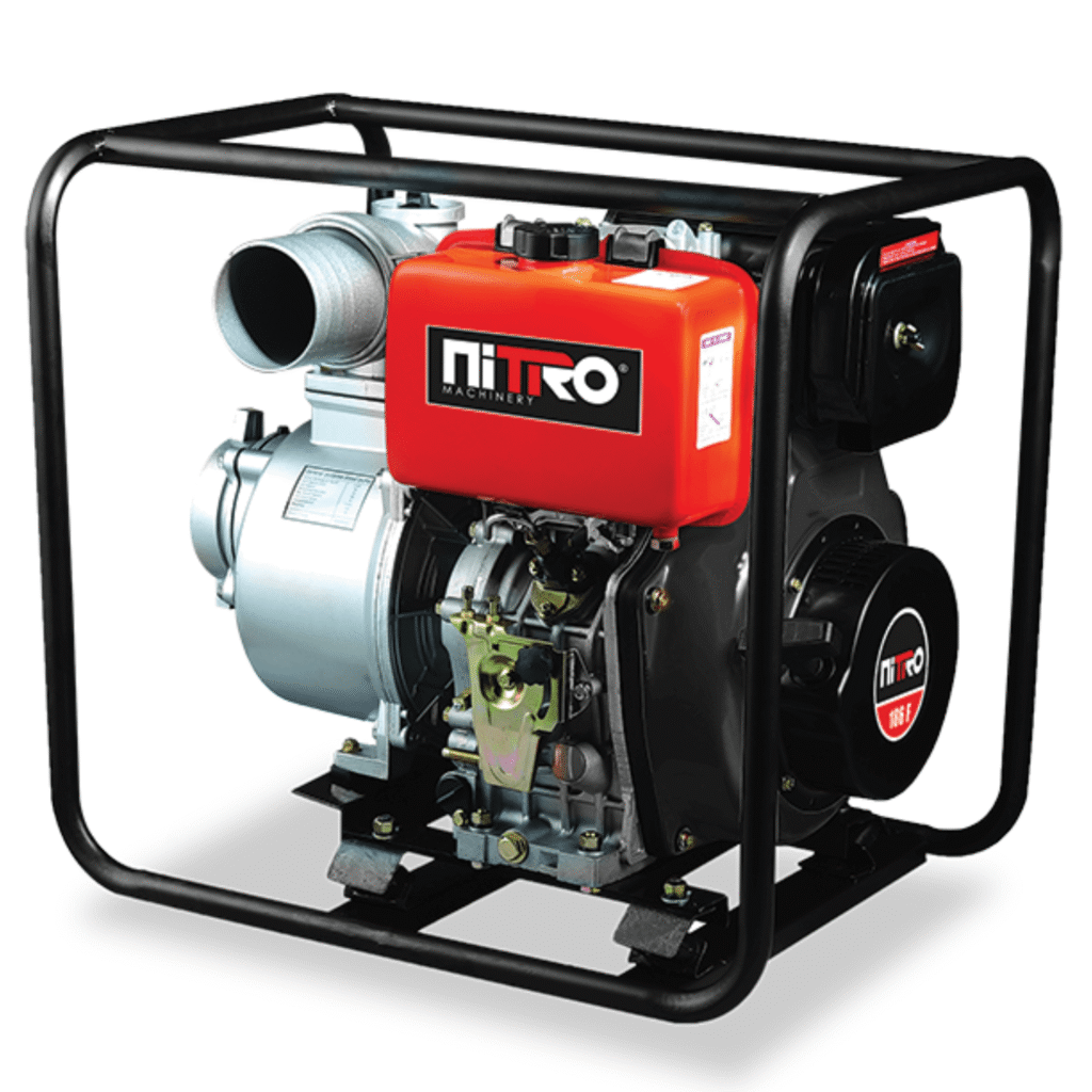 Motobomba Diésel 9HP NIT-MD4X4 - 4x4” Centrífuga Autocebante de Alto Rendimiento - Soldadoras ...